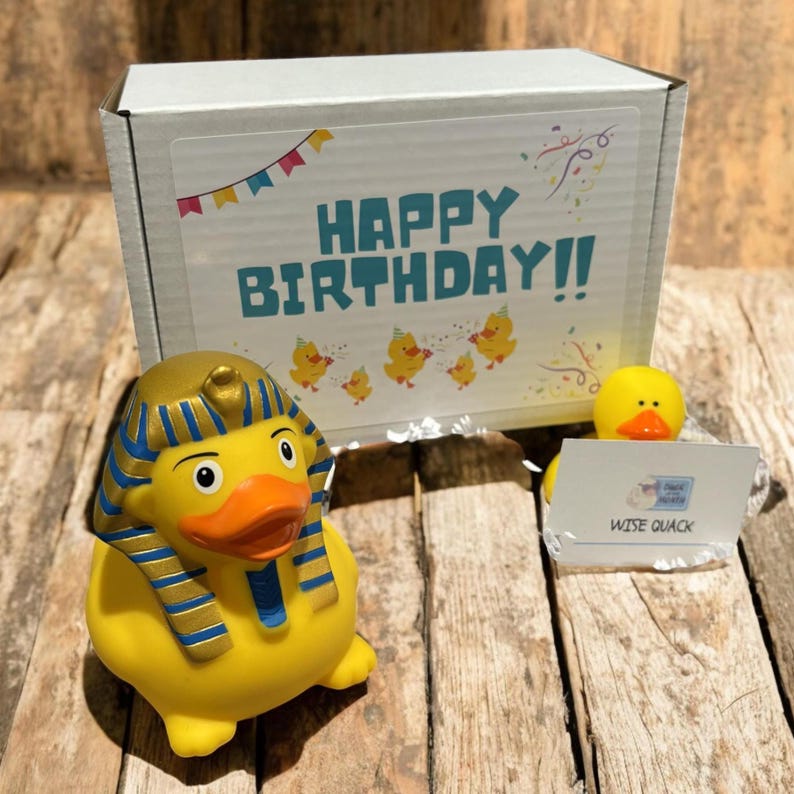 Sphinx Rubber Duck Gift Box – Egyptian Duck, History Lover Gift ...
