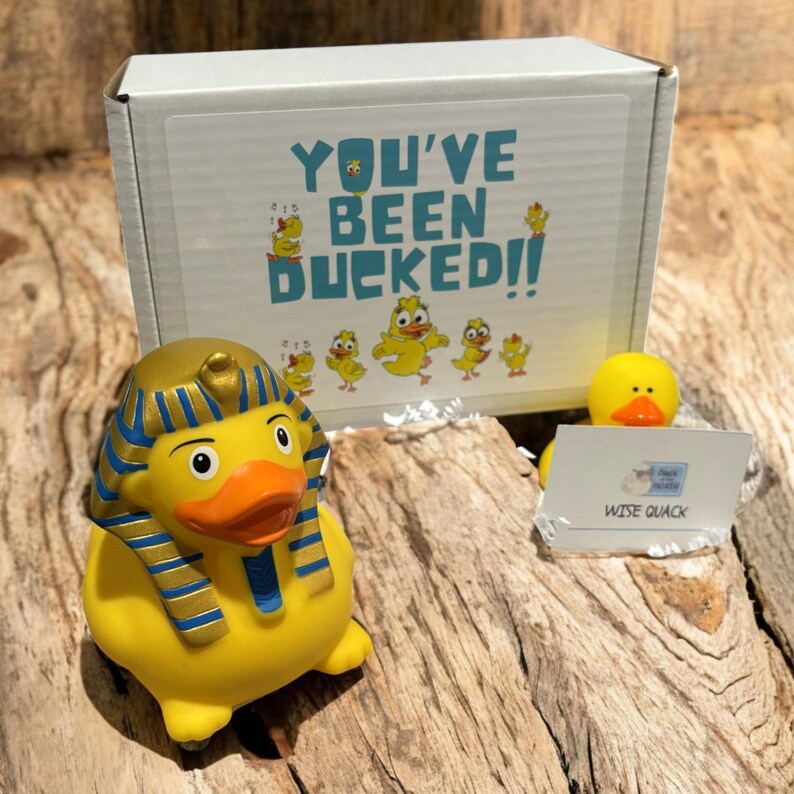 Sphinx Rubber Duck Gift Box – Egyptian Duck, History Lover Gift ...