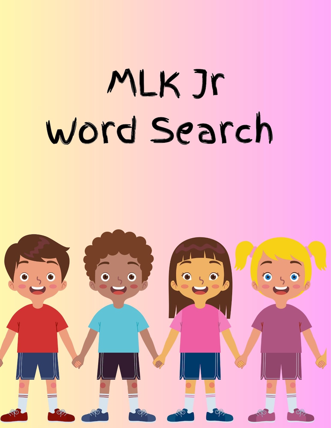 MLK Jr Word Search for Kids | Black History Month Activity (printable ...