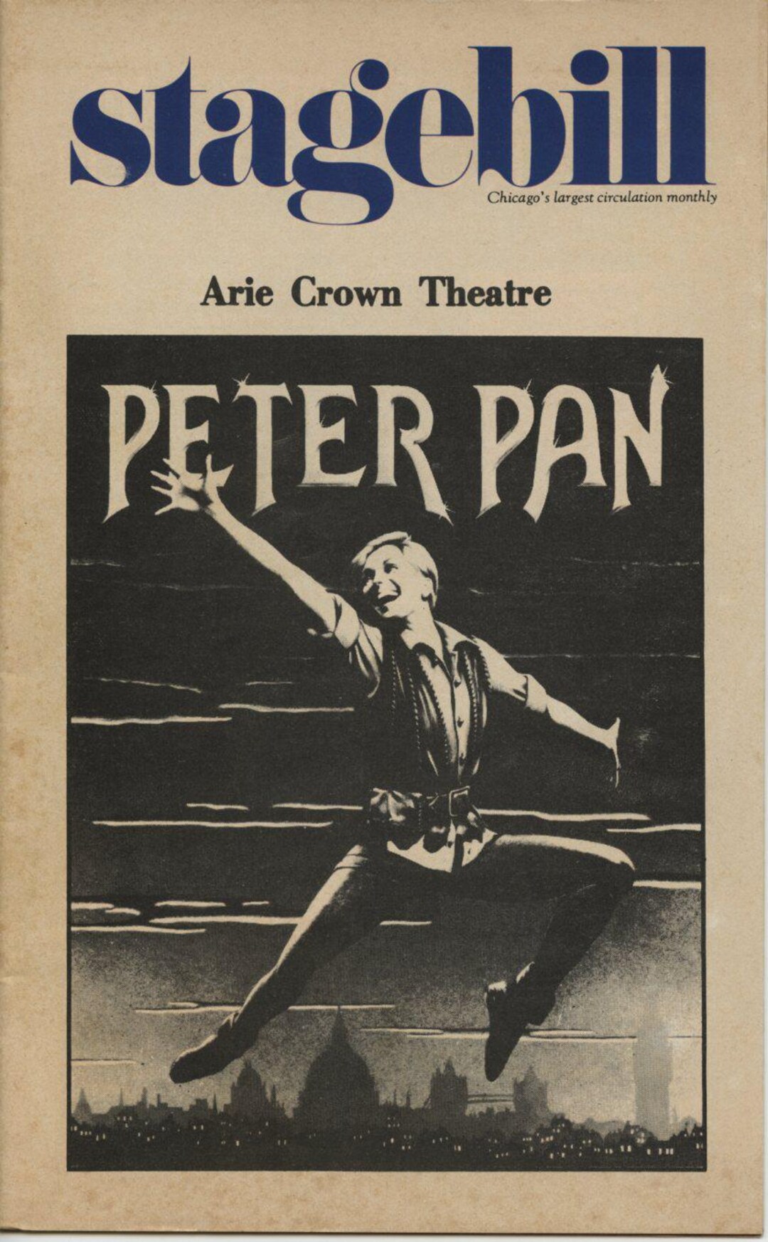 Iconic Peter Pan 1981 Stagebill From the Arie Crown Theatre in Chicago ...