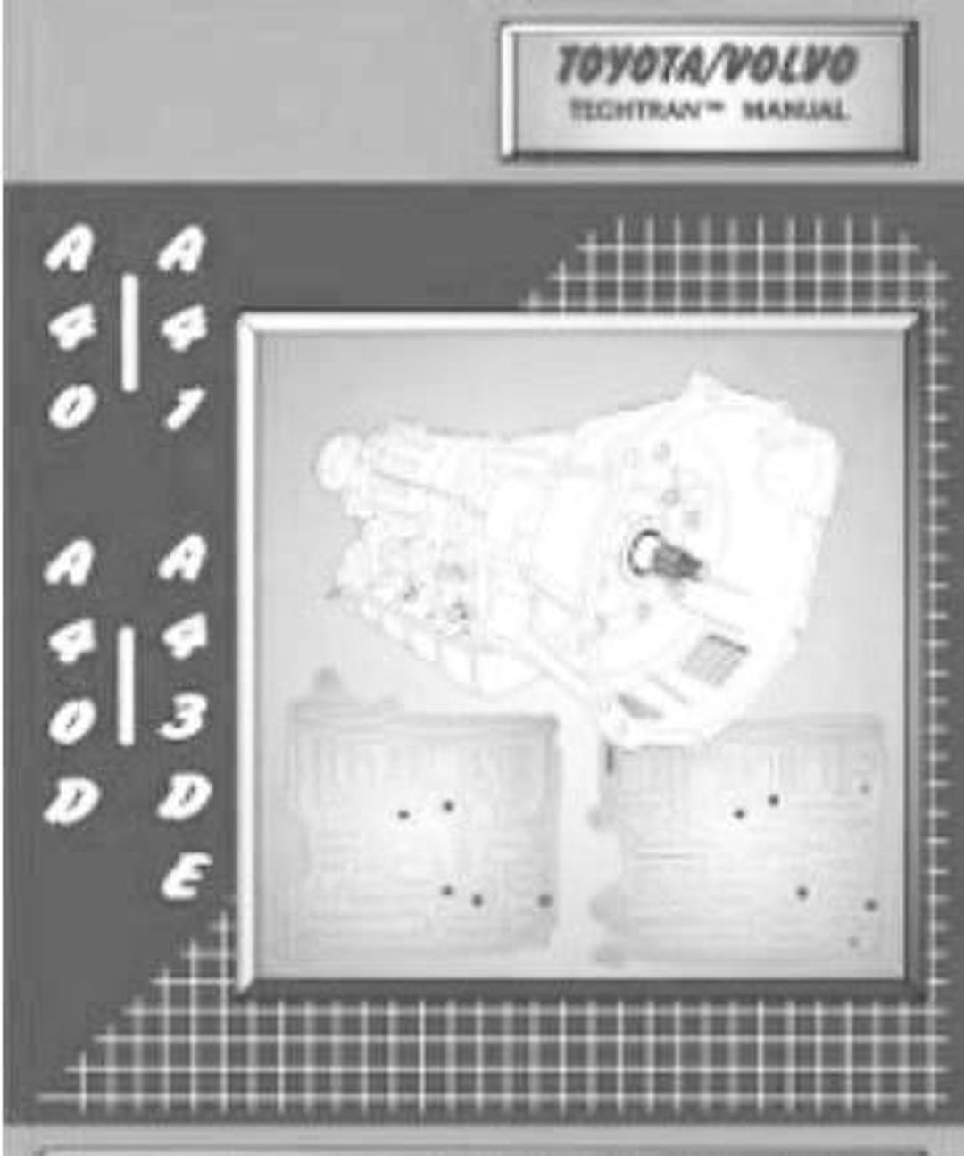 Toyota A43D (A40) Transmission Service & Rebuild Manual - Etsy