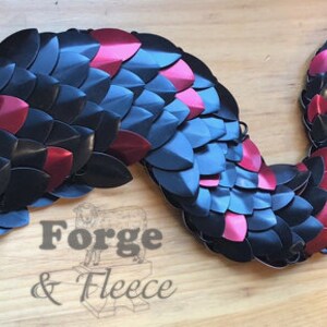 Large Scaled Dragon Tail, Costume Tail, Dragon Costume, Colorfull ...