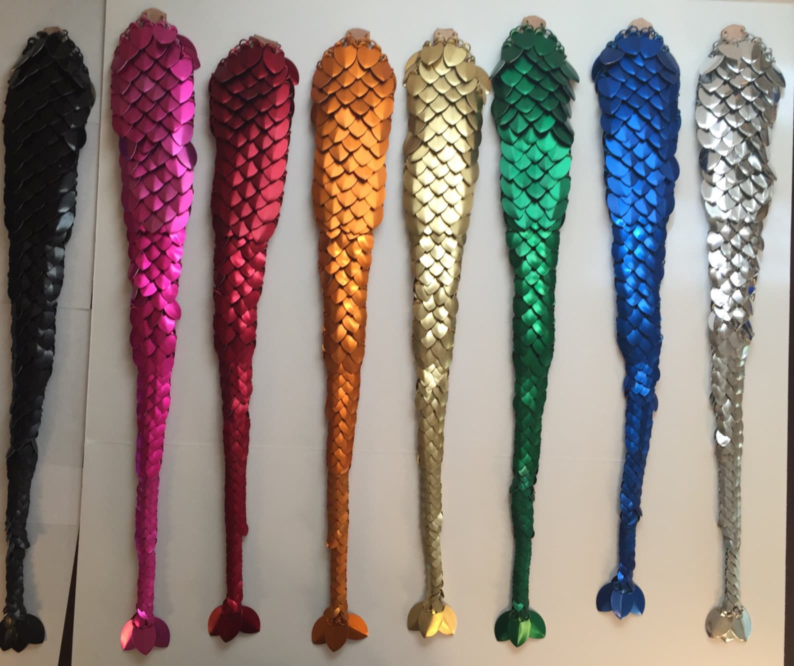 Large Scaled Dragon Tail, Costume Tail, Dragon Costume, Colorfull ...