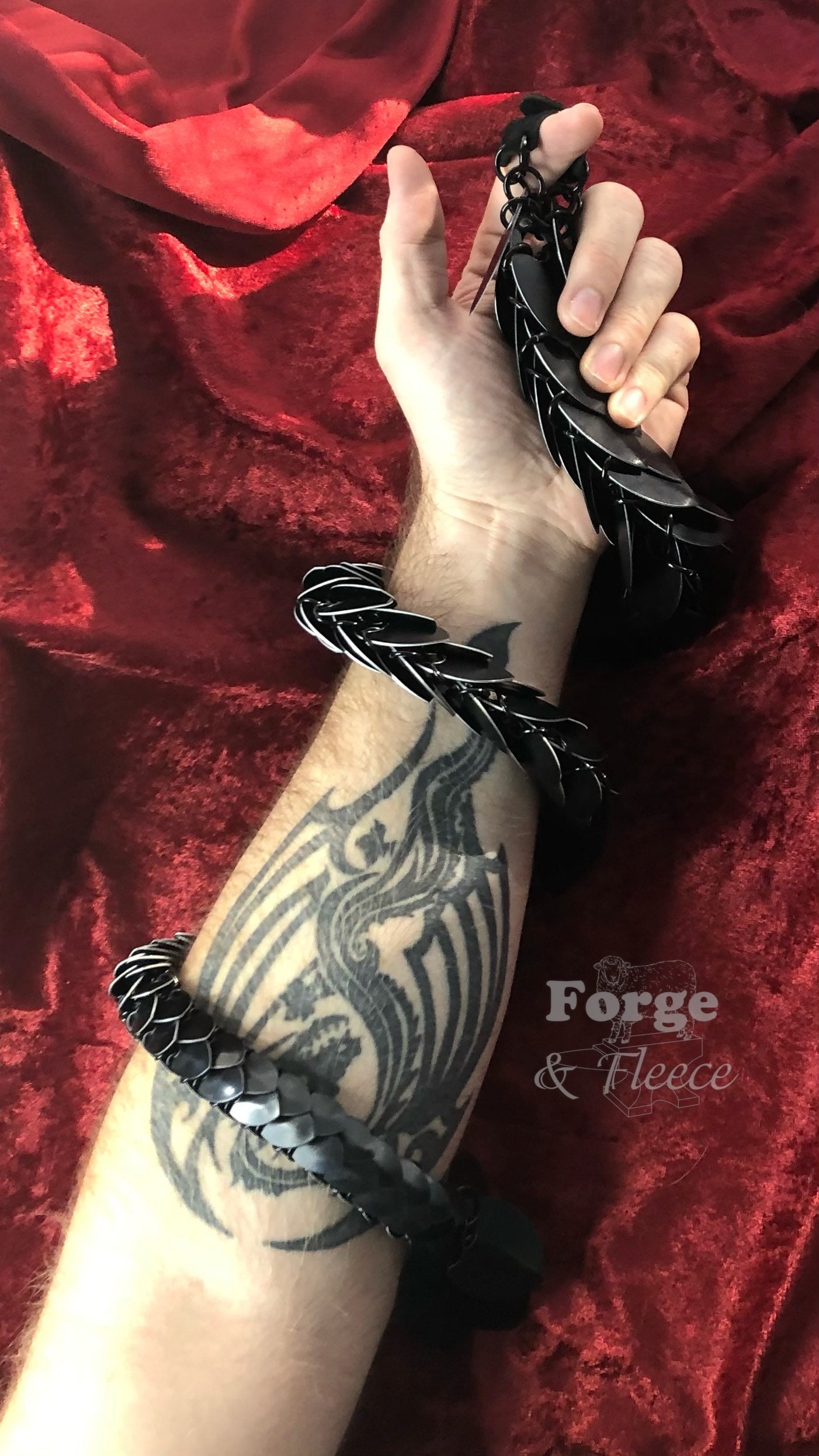 Demon Tail Scaled Demon Tail Tiefling Tail Jester Tail | Etsy