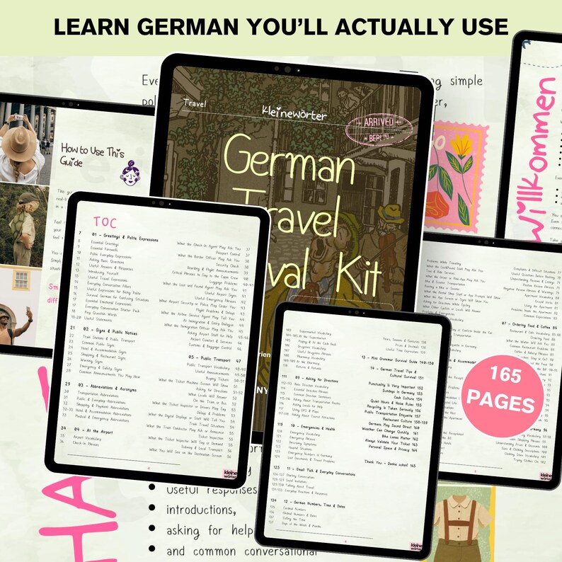 Deutsches Reise-Survival-Kit PDF | Wesentliche Deutsche Redewendungen ...