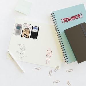 Ghost Hunting Sticker Sheet - SLS Anomalies, DEBUNKED, and Classic ...