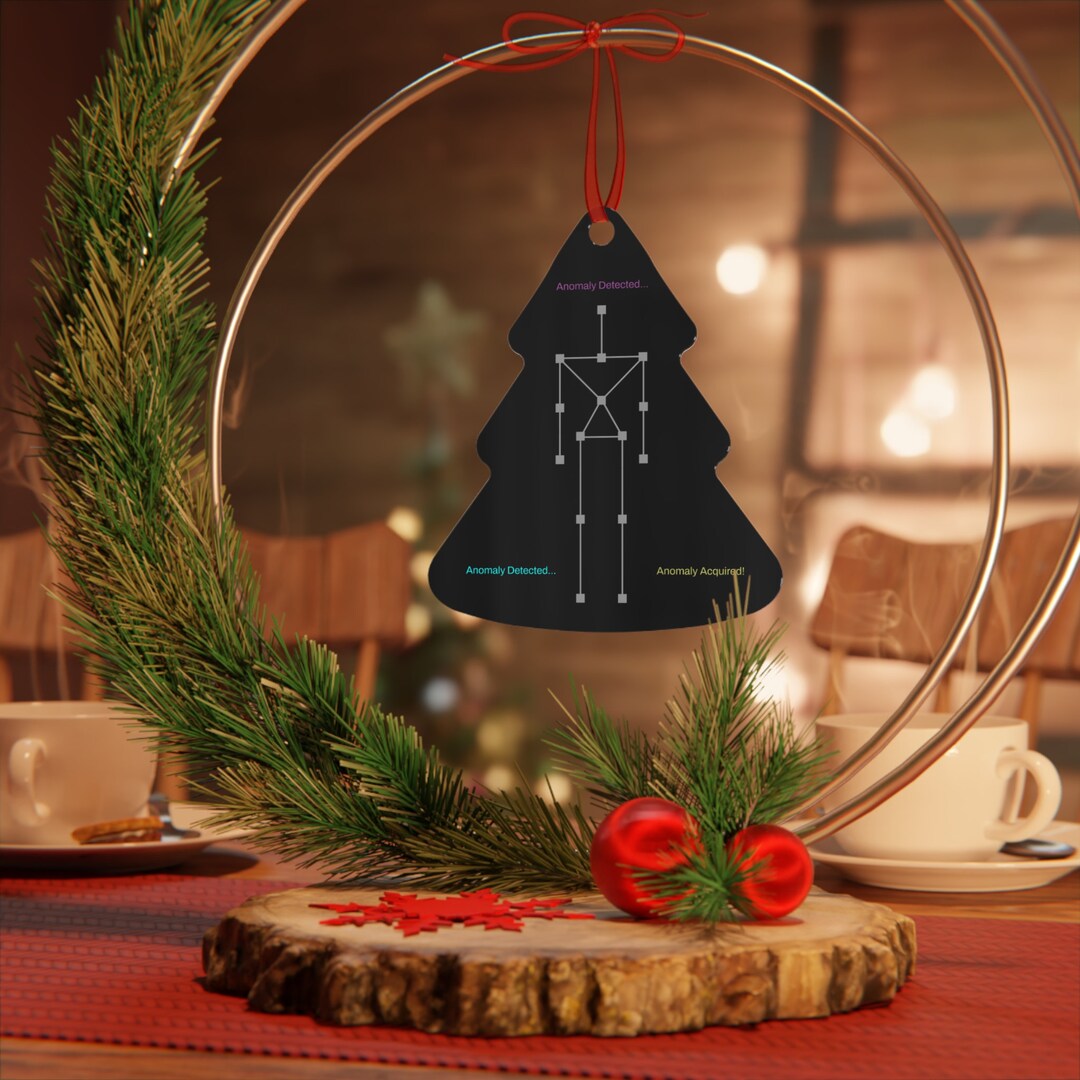 Anomaly Detected! Classic - Metal Ornaments. Perfect for Fans of Ghost ...