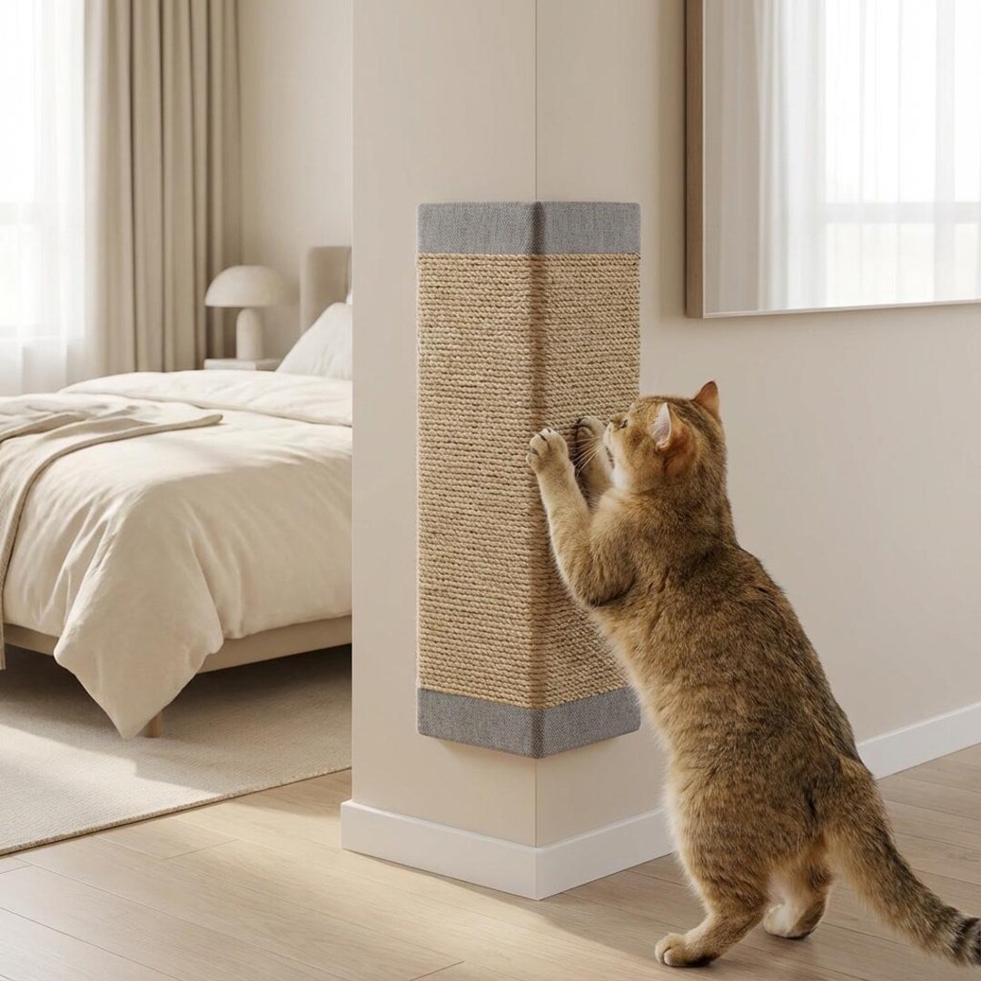 Custom Cat Corner Scratcher | Sofa & Wall Scratch Protector | Vertical ...