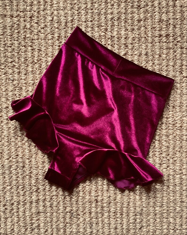 Velvet Shorts and Halter Top Set Aerial Festival Trapeze - Etsy