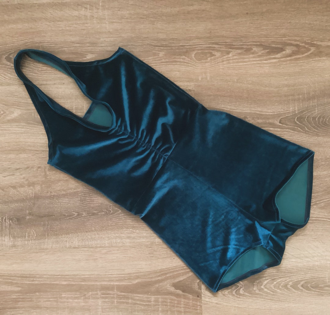 Velvet Halter Neck Bodysuit Aerial Festival Dance Trapeze - Etsy
