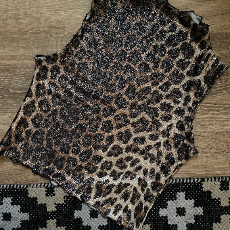 Leopard Print Top - Etsy