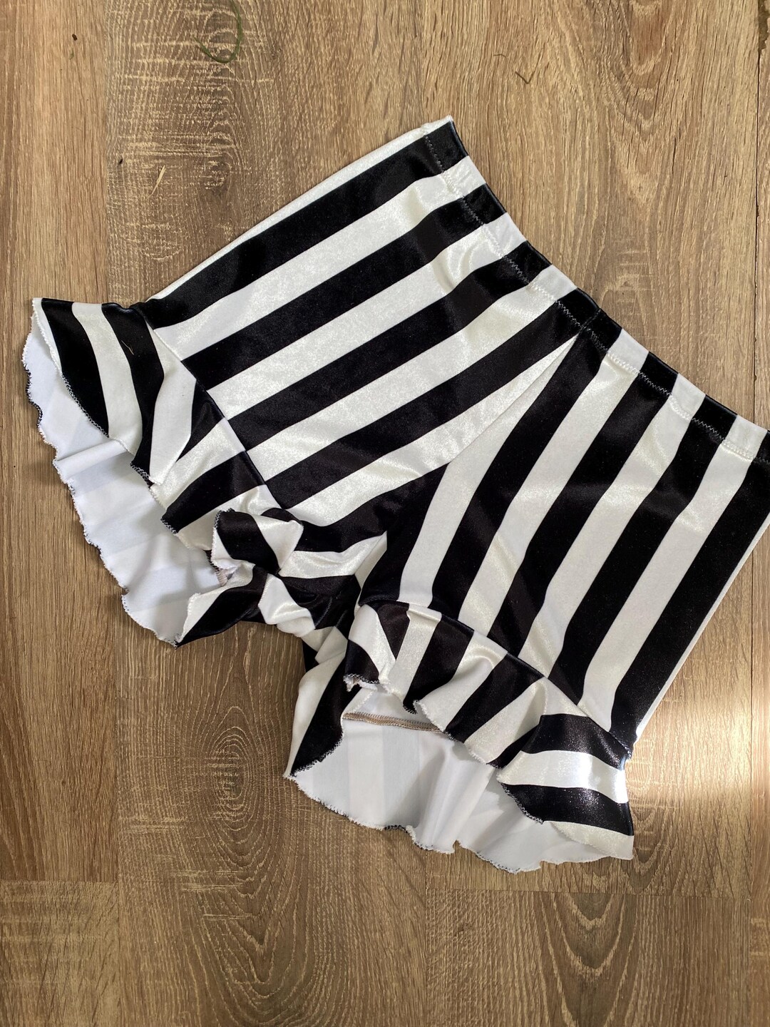 Striped Circus Shorts Ruffle Hot Pants - Etsy