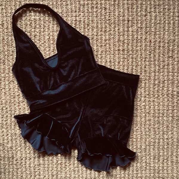 Crop Top Ruffle Dance - Etsy