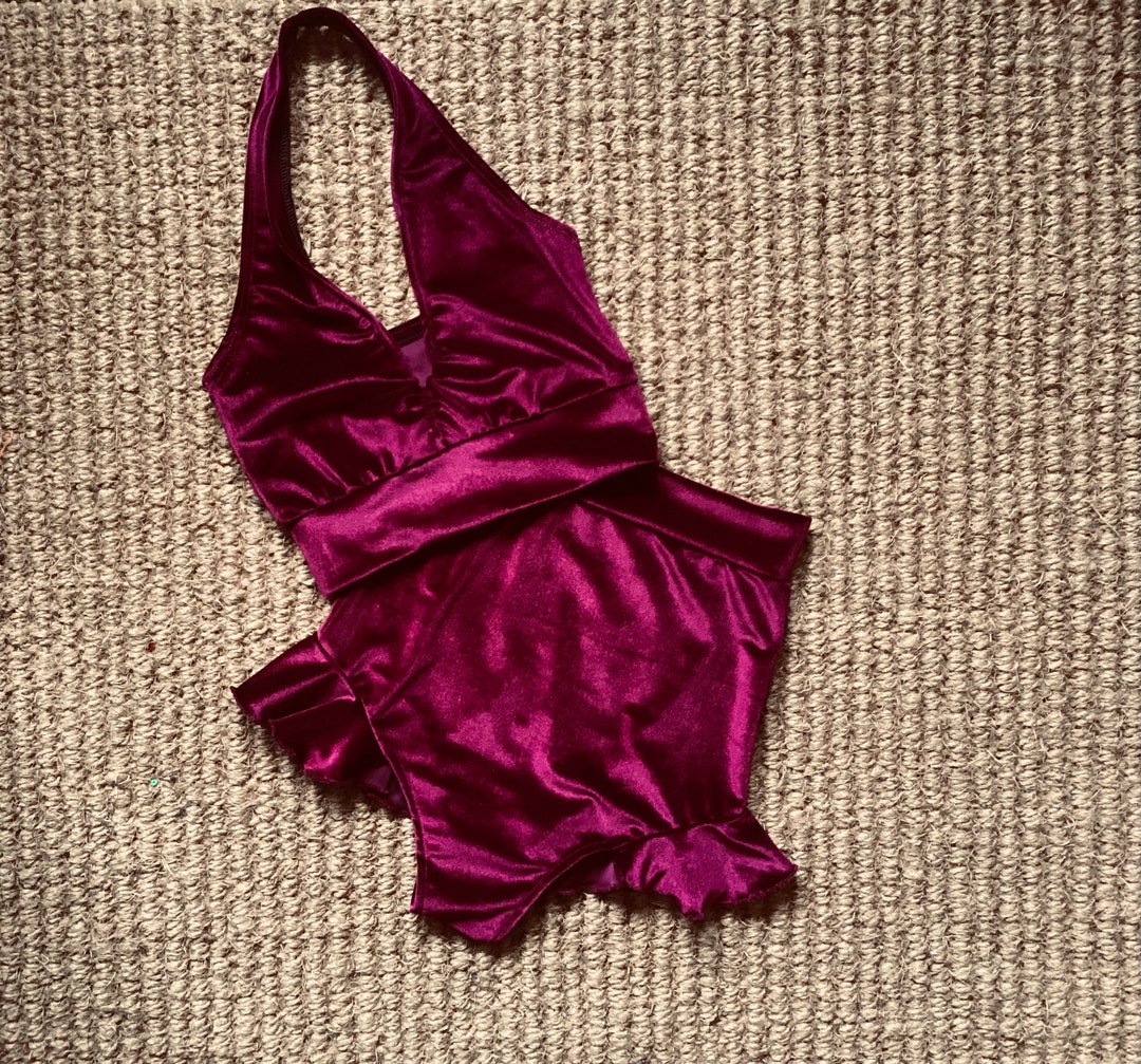 Velvet Shorts and Halter Top Set Aerial Festival Trapeze - Etsy