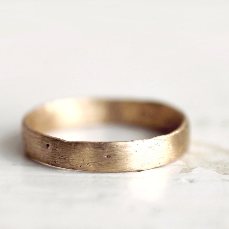 Rustic Wedding Band - Etsy