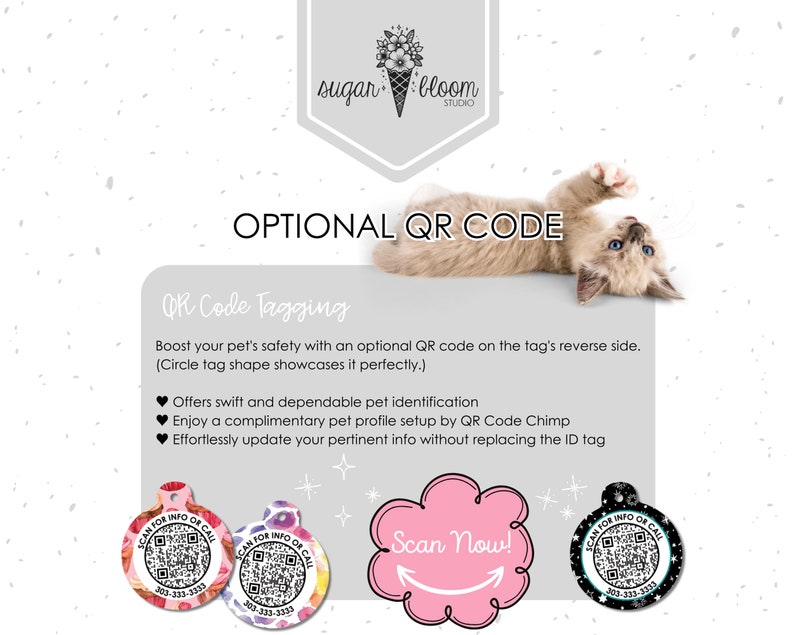 Girly Pink Camo Camouflaged Military Personalized Dog Tag, Custom Pet ...