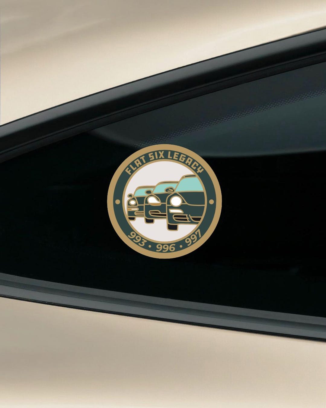 911 Generations 993-996-997 Heritage Sticker | Vintage Classic Car ...