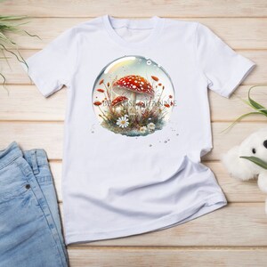 Fairy Toadstools Clip Art Bundle, Red Mushrooms Clipart Set, Floral ...