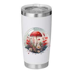 Fairy Toadstools Clip Art Bundle, Red Mushrooms Clipart Set, Floral ...