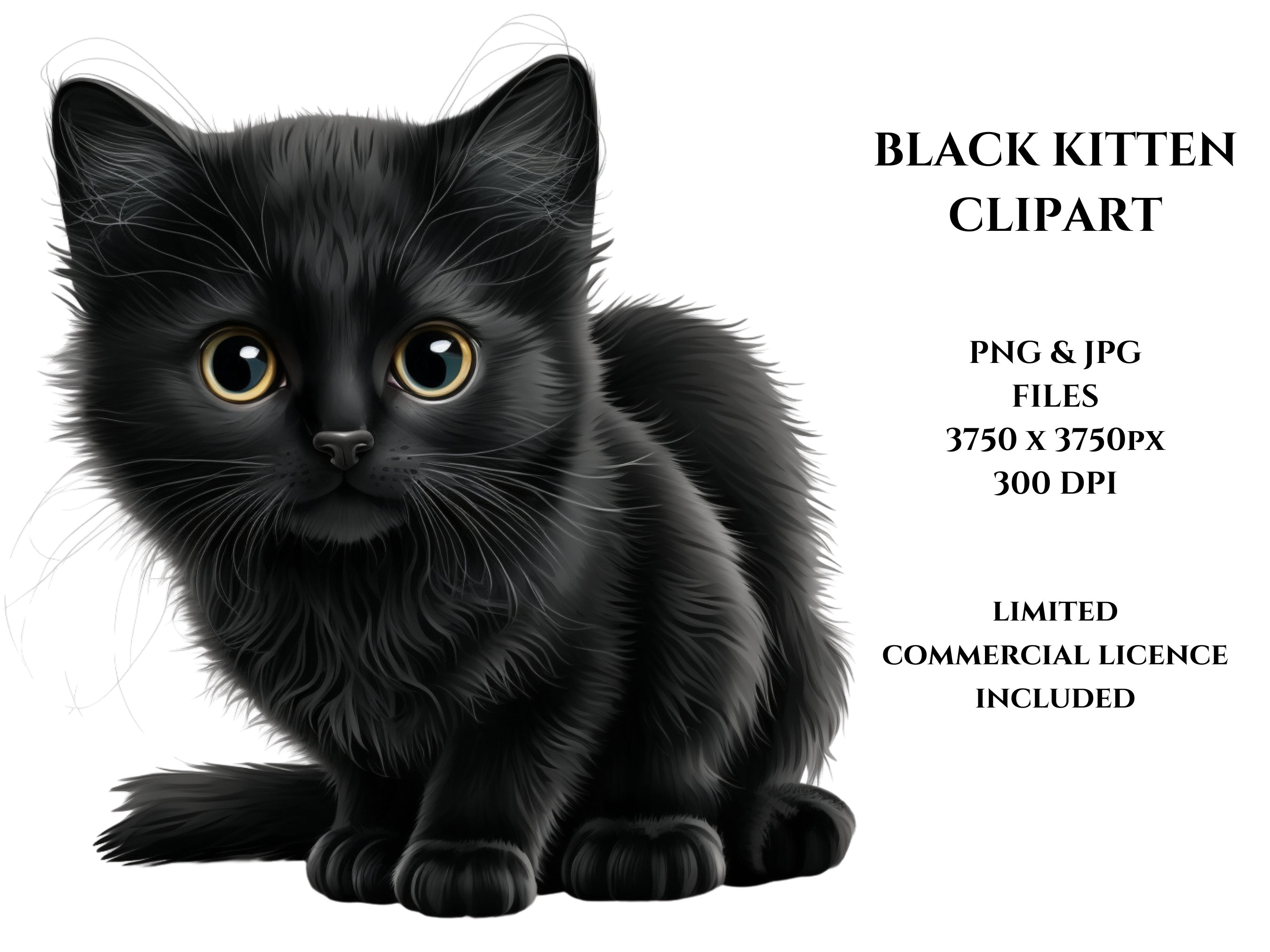 Black Cats Clip Art