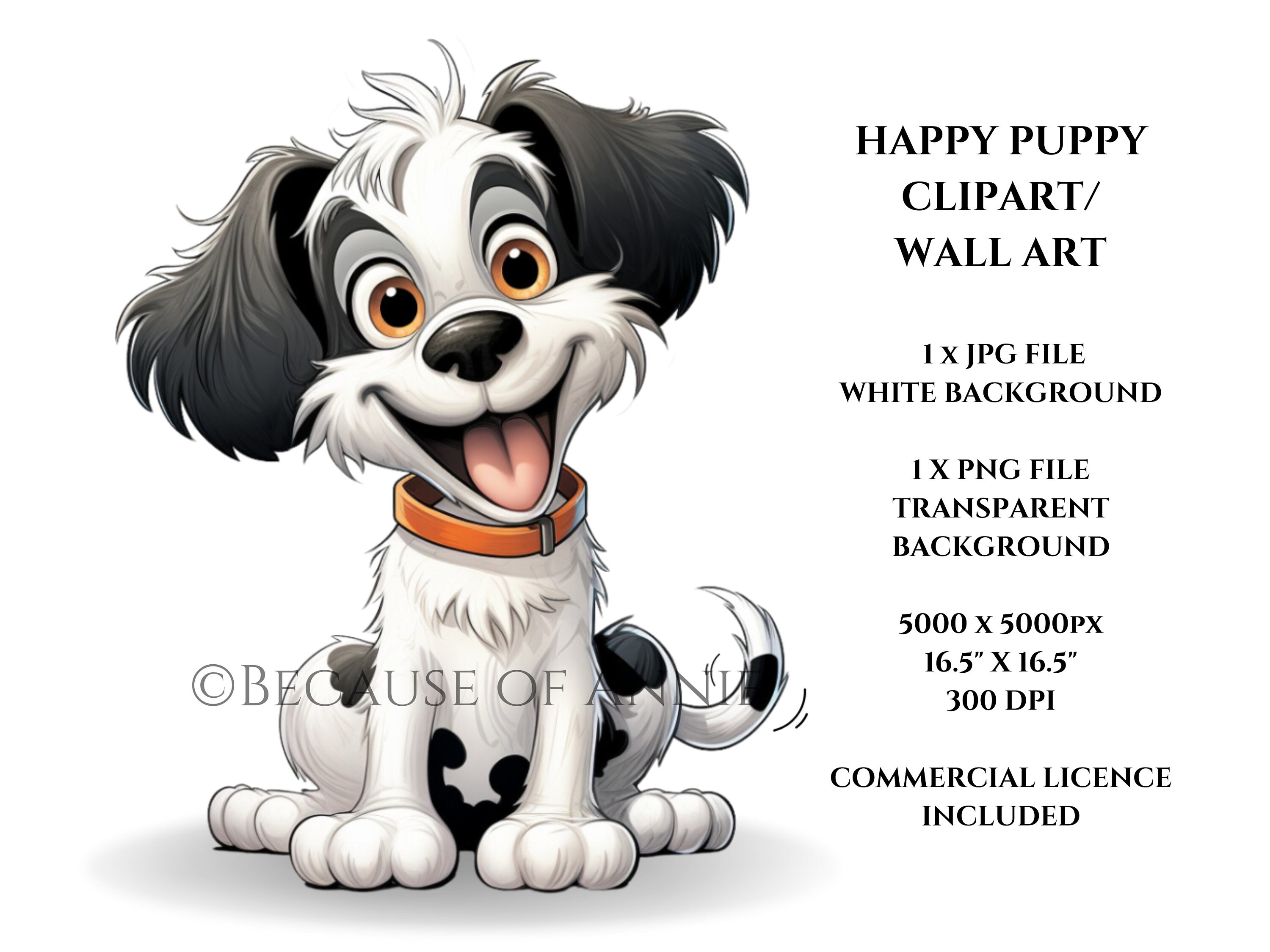 Happy Puppy Clipart