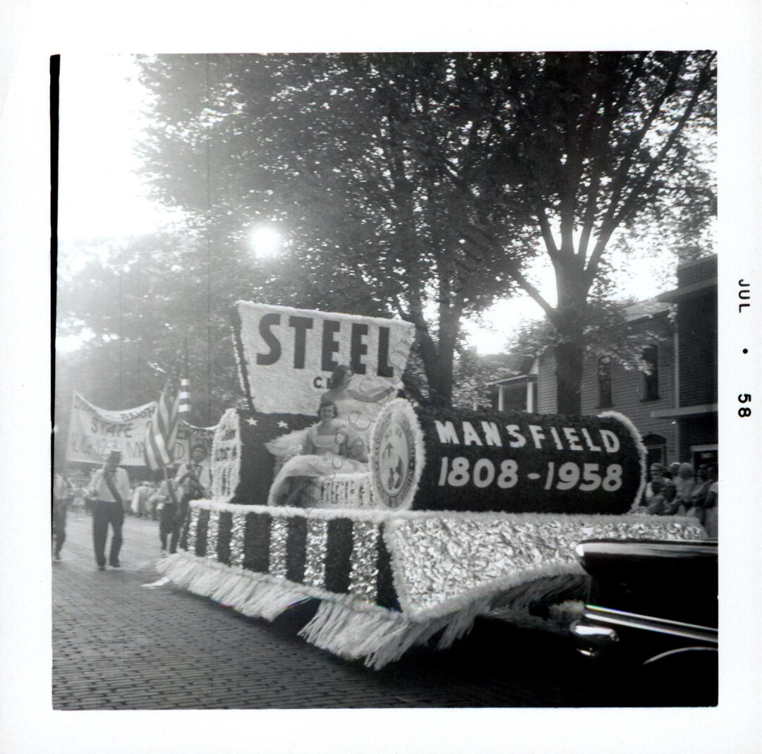 1950s Parade Float Steel Company Mansfield Ohio Vintage Photo (digital ...