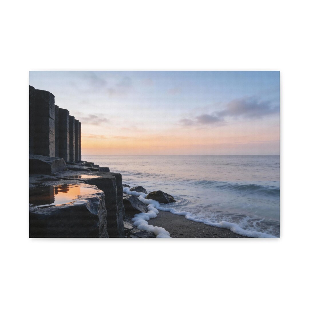 Coastal Horizons - Basalt Columns - Foam Edge - Etsy