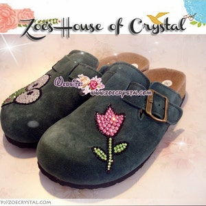 Super Cute Shiny Casual Style Bling and Sparkly Clogs / Sandals With ...