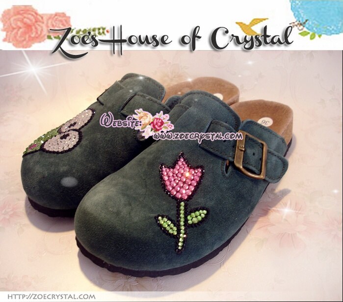 Super Cute Shiny Casual Style Bling and Sparkly Clogs / Sandals With ...