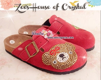 Super Cute Shiny Casual Style Bling and Sparkly Clogs / | Etsy