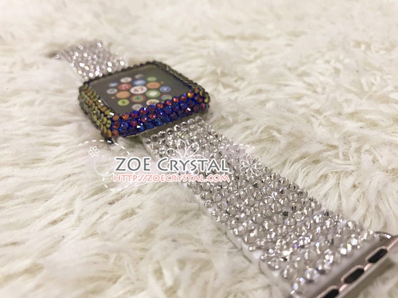 Bedazzled Bling Apple Watch Volcano Crystal Case / Protector / Cover ...