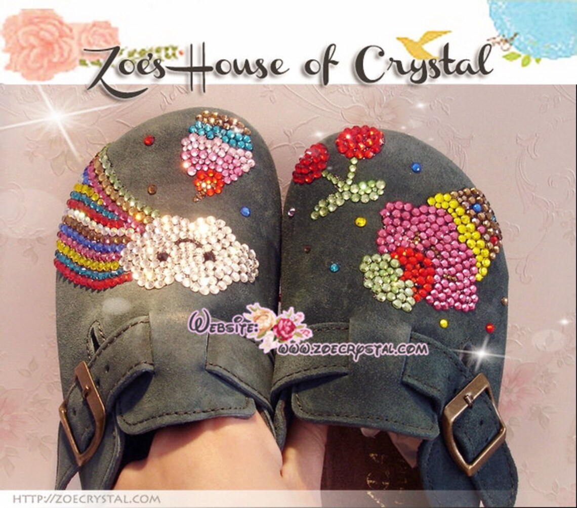 Super Cute Shiny Casual Style Bling and Sparkly Clogs / - Etsy