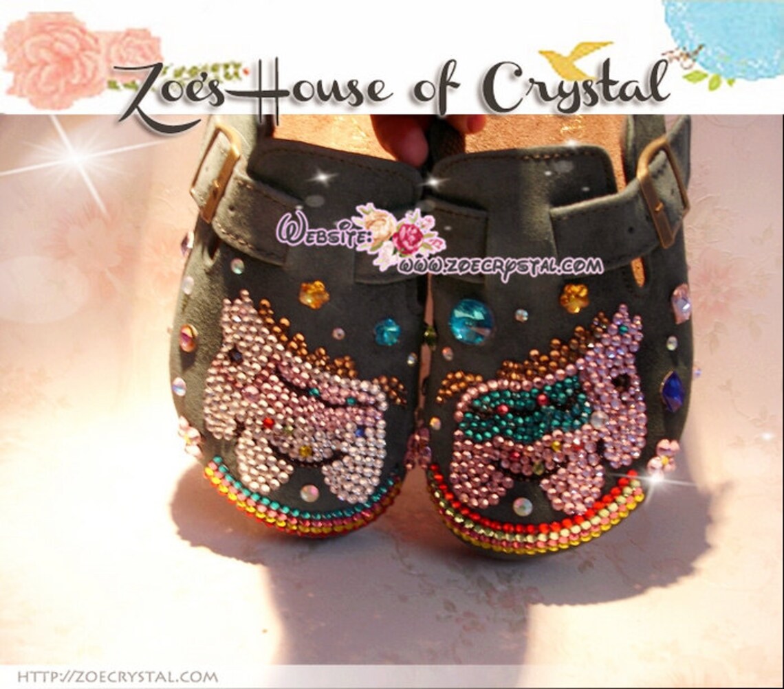 Super Cute Shiny Casual Style Bling and Sparkly Clogs / - Etsy