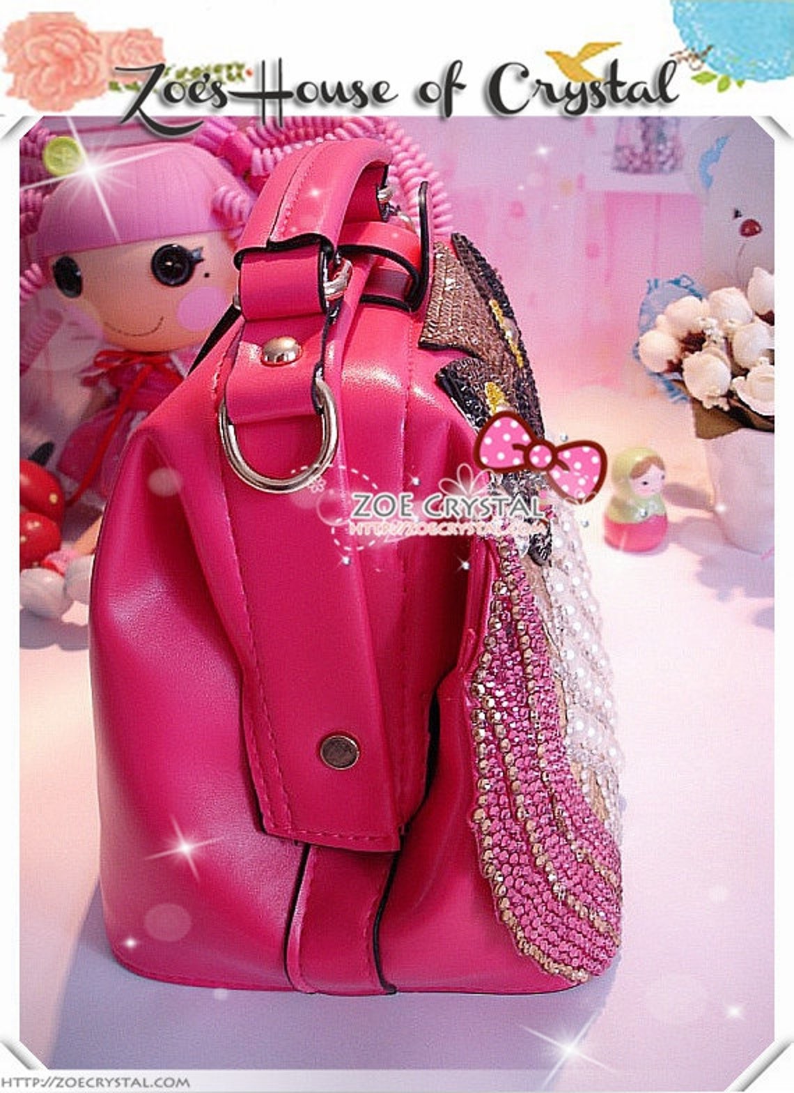 Stylish and Special Owl Bag With Crystals and Pearls - Etsy