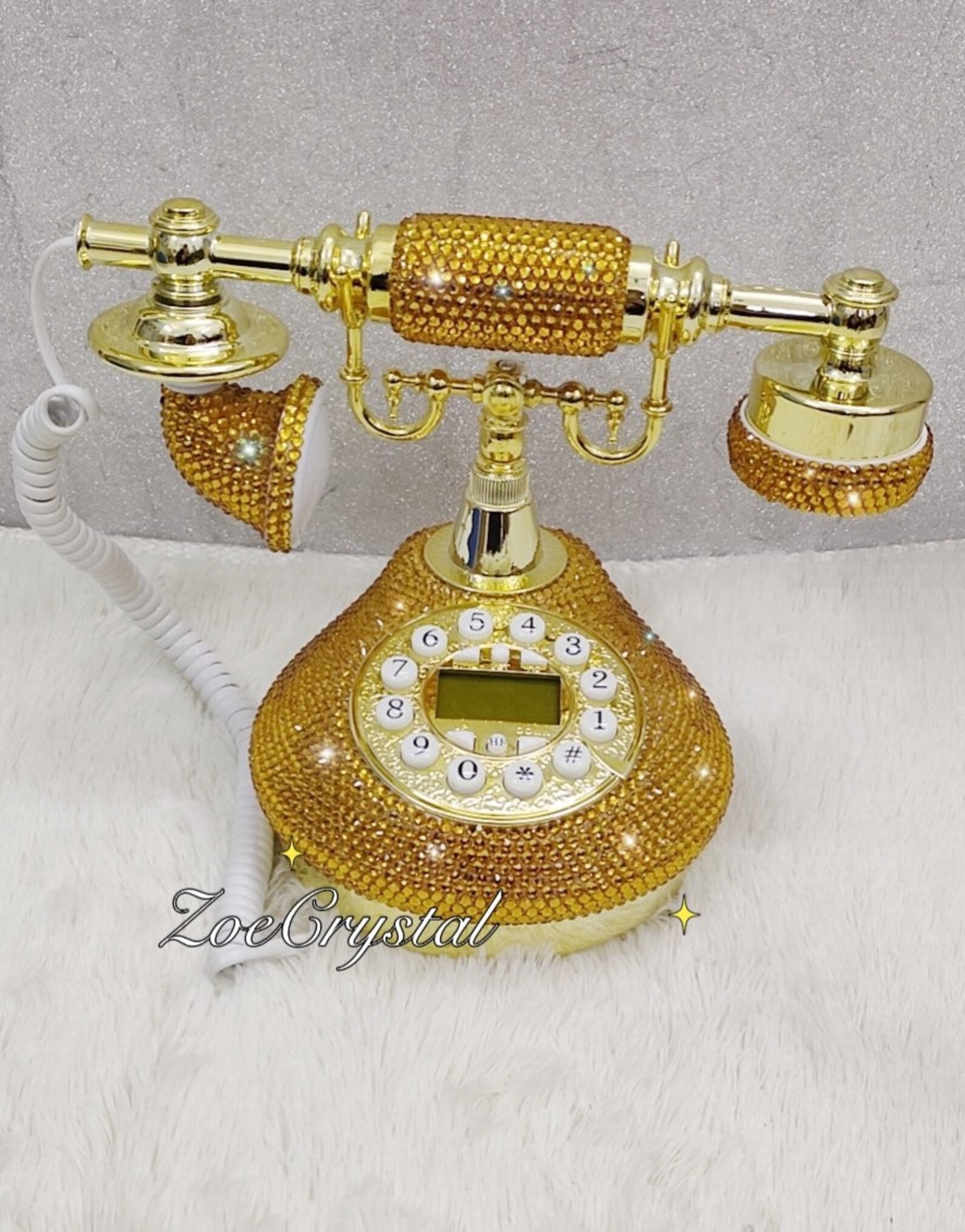 New Color GOLD CLASSIC Bling and Sparkly PHONE to Ensure a - Etsy