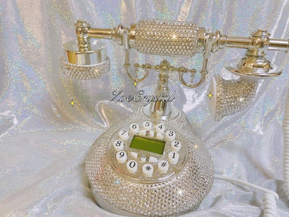 CLASSIC Bling and Sparkly PHONE to Ensure a Good Mood When - Etsy