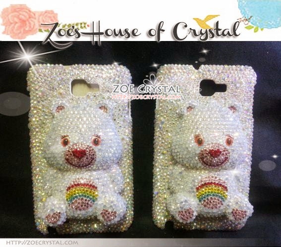 Czech/ Swarovski 3D BEAR Crystal Cell Phone Case - Available for ...