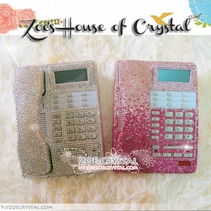 Bling and Sparkly Pink OFFICE / DESK PHONE to Ensure a Good ...