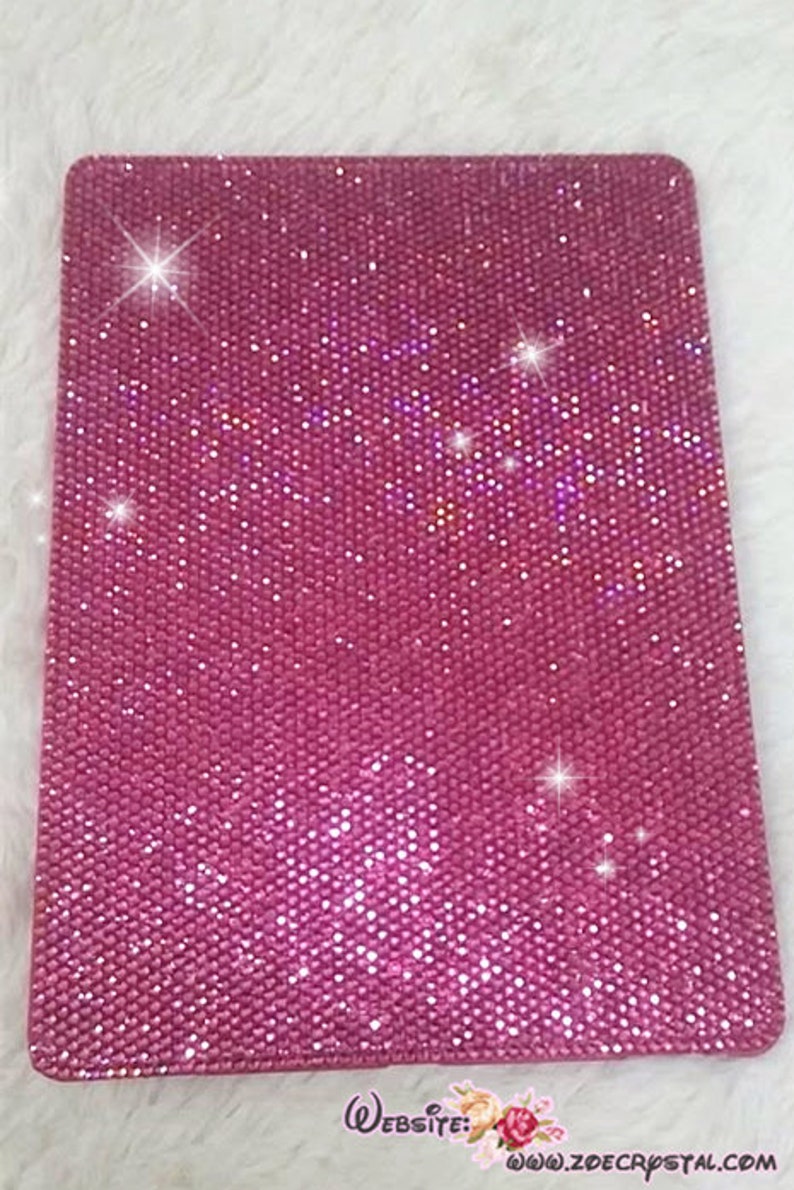 Bedazzled Bling iPad CASE / Cover With Fuchsia Swarovski or Czech ...