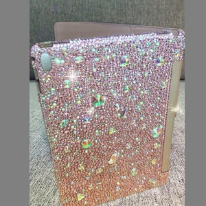 Bedazzled Bling iPad Pro CASE Cover W Light Pink Rose Gold Glitter ...