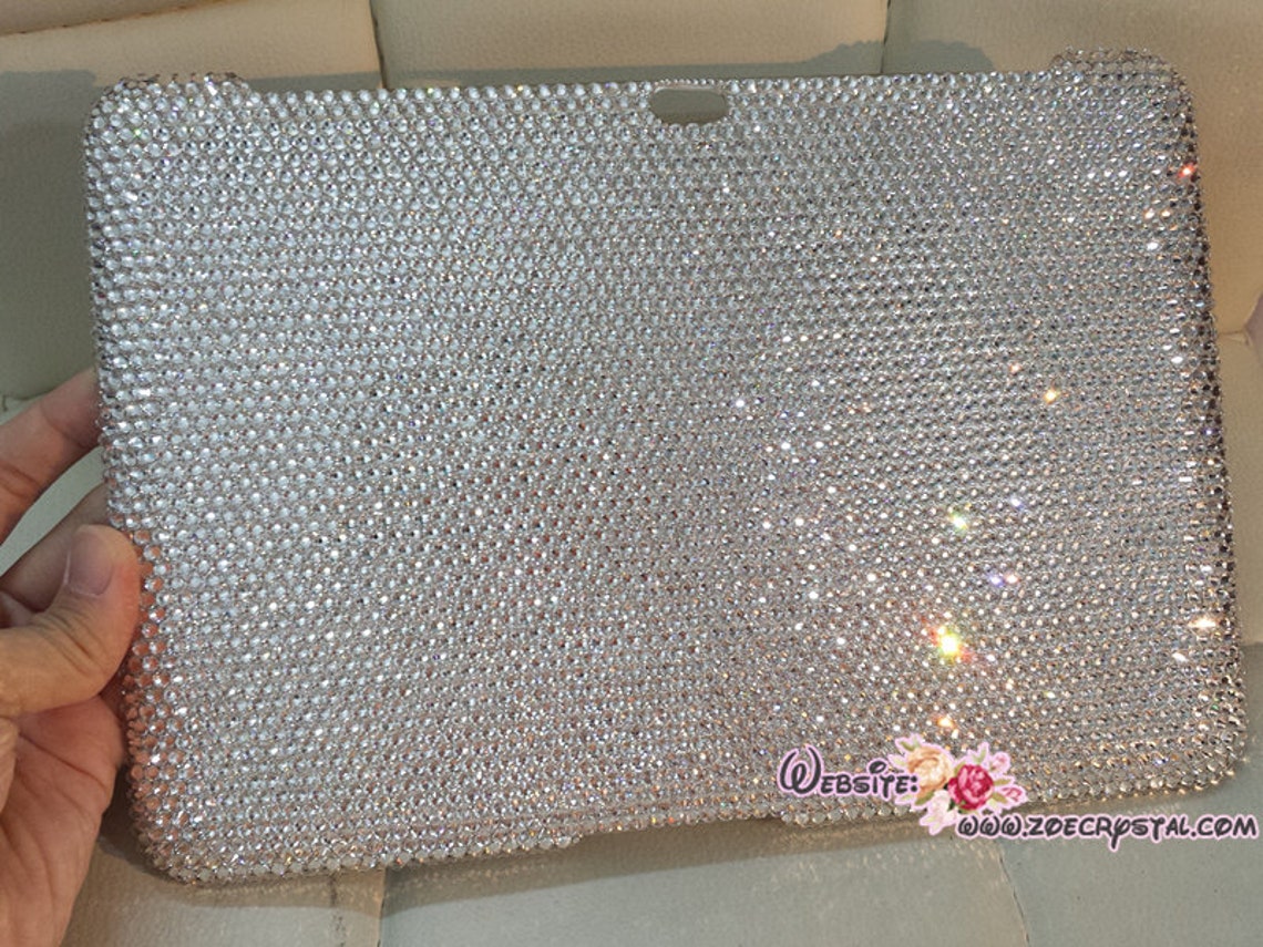Bedazzled Crystal iPad Air Pro Case: Clear White Czech or Swarovski ...
