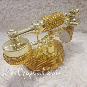 New Color** GOLD CLASSIC Bling and Sparkly PHONE to Ensure a Good Mood ...