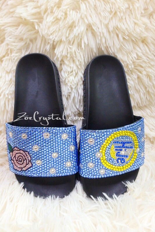 Customize Your SANDALS SLIDES Slippers in Summer Beach | Etsy