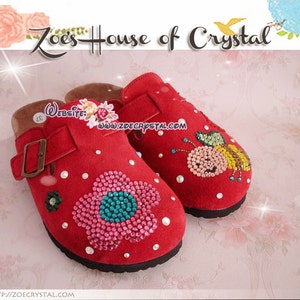 Super Cute Shiny Casual Style Bling and Sparkly Clogs / Sandals With ...