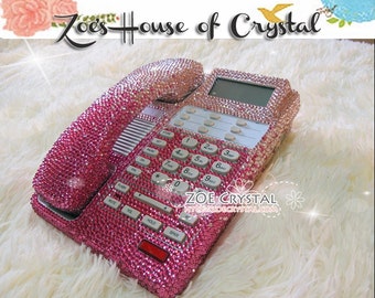Bling and Sparkly Pink OFFICE / DESK PHONE to Ensure a Good ...