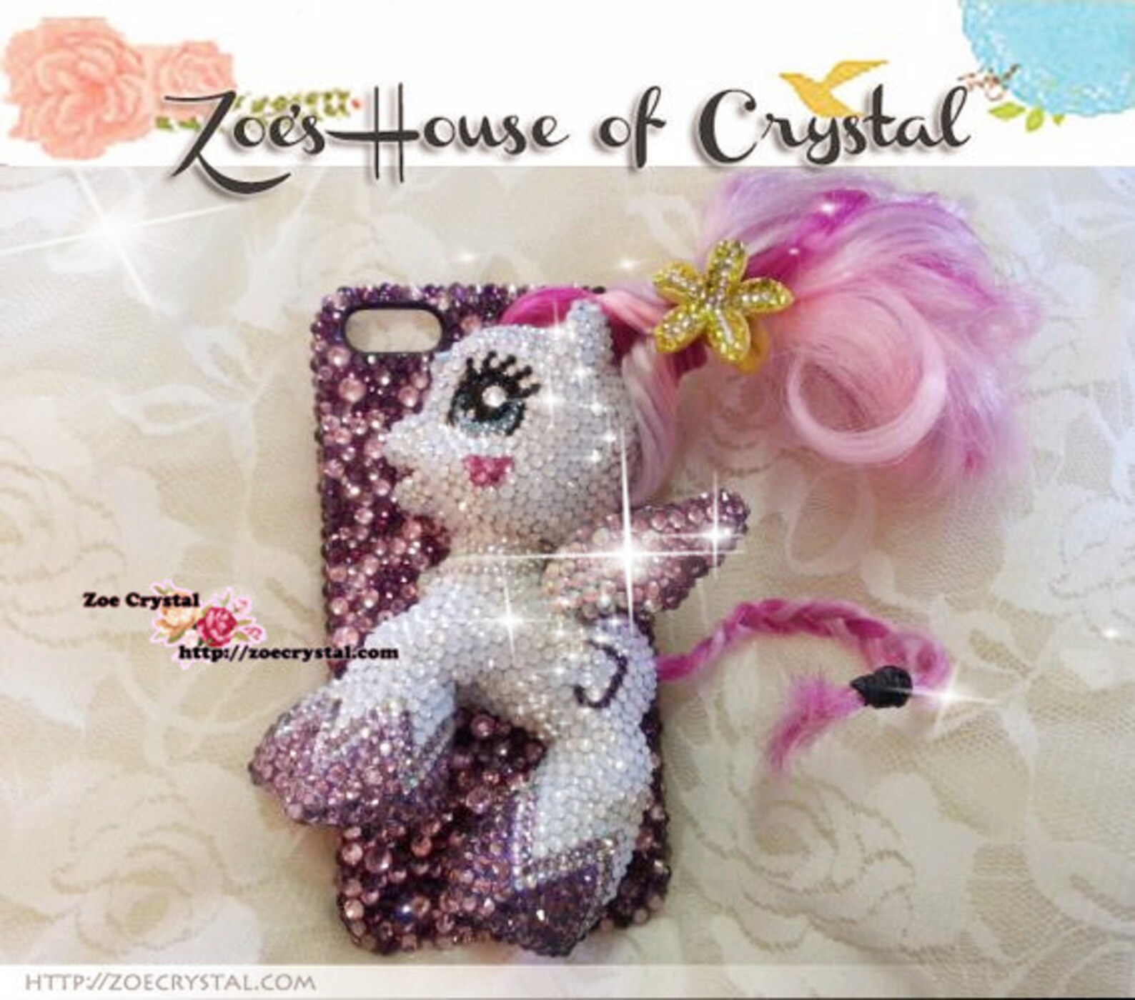Swarovski My Little Pony 3D Cell Phone Case - Etsy