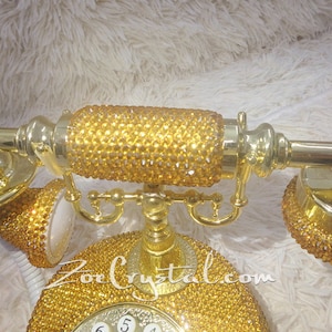 New Color** GOLD CLASSIC Bling and Sparkly PHONE to Ensure a Good Mood ...
