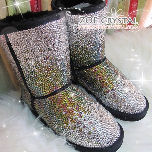 Sparkly Boots - Etsy