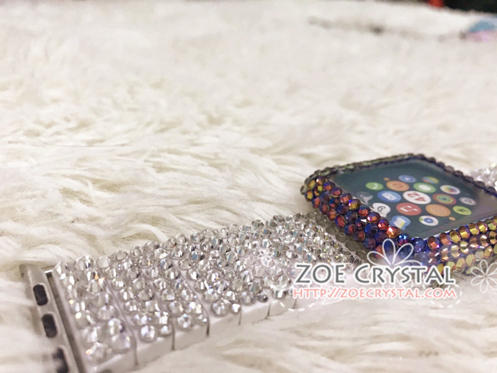 Bedazzled Bling Apple Watch Volcano Crystal Case / Protector / Cover ...