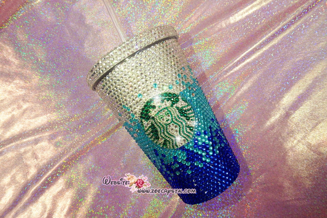 Bedazzled BLING STARBUCKS Coffee Cup / Mug / Tumbler Glitter Sparky ...